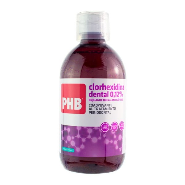 Enjuague Bucal Antiséptico Clorhexidina 0.12% PHB